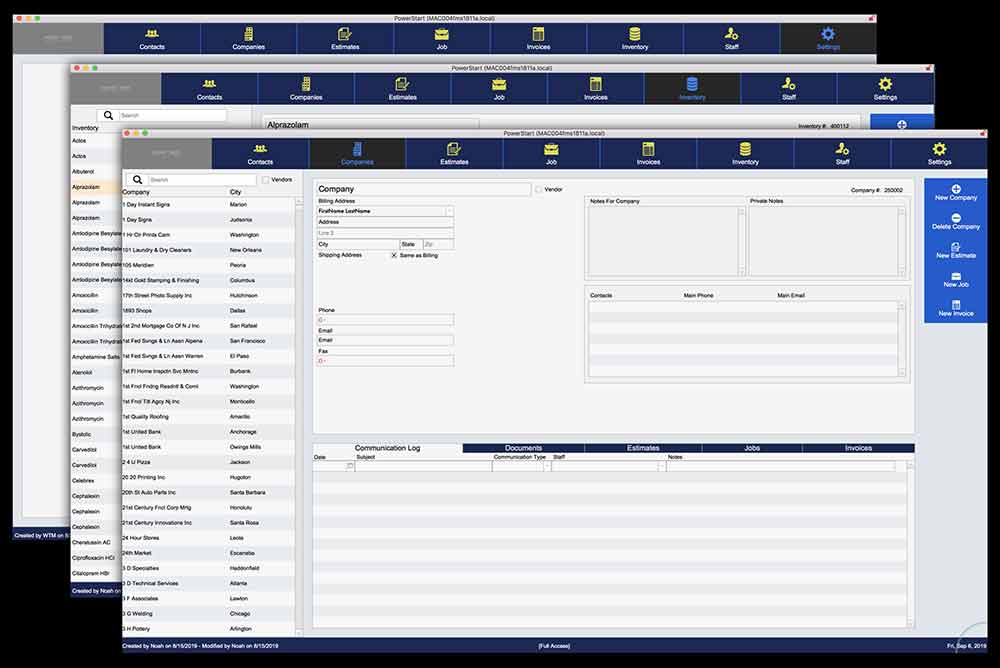 PowerStart Software - Free CRM Customizable Template